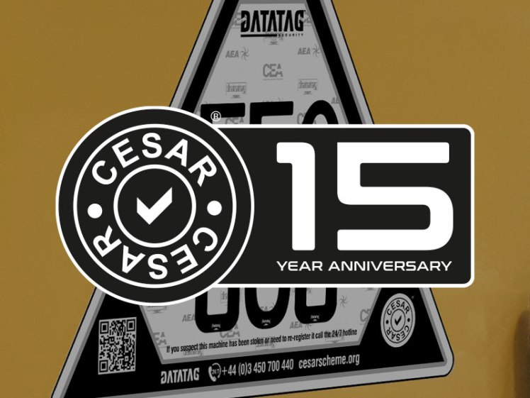CESAR EQUIPMENT SECURITY AND REGISTRATION SCHEME MARKS ITS 15-YEAR ...